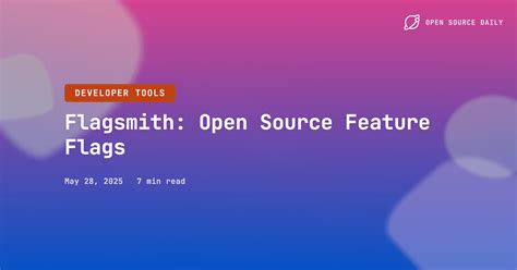 Flagsmith Open Source Feature Flags Open Source Daily