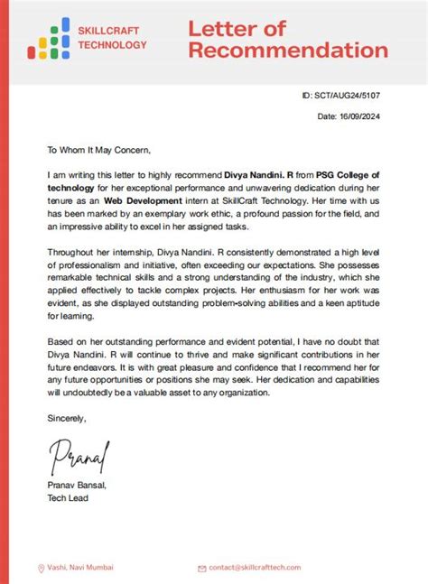 divya nandini ranganathan on linkedin skillcrafttechnology webdevelopment internship