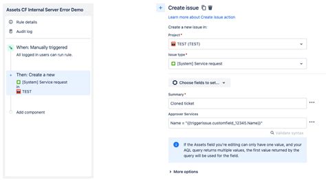 Automation Action Returning Internal Server Error When Editing Assets