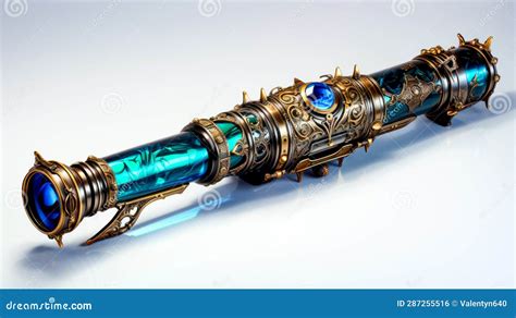 Close Up Of Very Fancy Looking Object On White Surface Generative Ai Stock Illustration