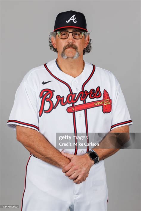 Sal Fasano Of The Atlanta Braves Poses For A Photo During The Atlanta