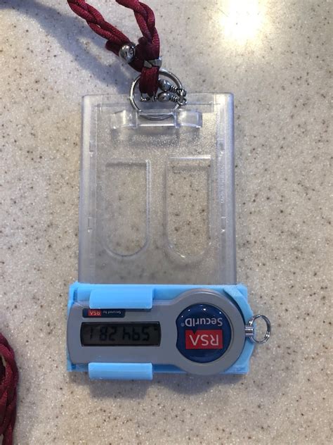 RSA ID Token Dual Badge Holder Etsy