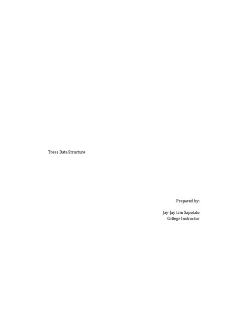 Treedatastructures Pdf Algorithms And Data Structures Algorithms