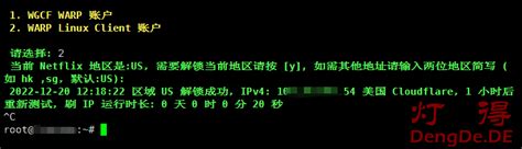 在国内如何看奈飞Netflix灯得教你如何通过 Cloudflare WARP 一键解锁奈飞非自制剧的图文教程 灯得