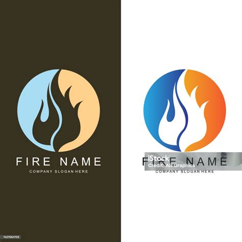 빨간 연기가 나는 불 아이콘 벡터 로고 고전적인 복고풍 디자인 가연성에 대한 스톡 벡터 아트 및 기타 이미지 가연성 굽기 노랑 Istock