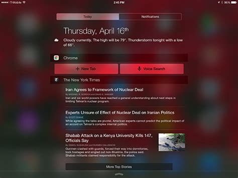 Chrome For IOS Adds Today Widget Halo Comes To IPhone And IPad For First Time AppleInsider