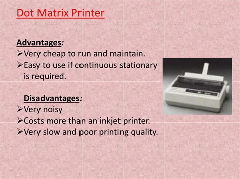 Explain The Working Principle Of Dot Matrix Printer At Joyce Stovall Blog