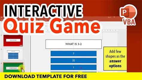 Create An Interactive Quiz Game In Powerpoint