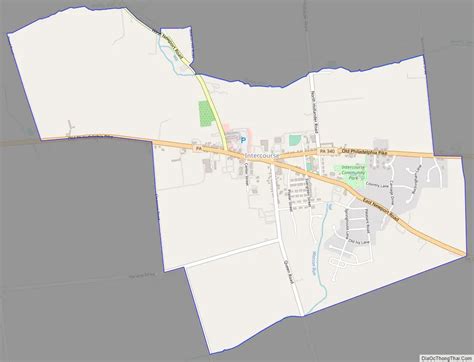 Map Of Intercourse CDP Thong Thai Real