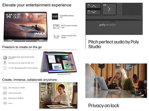 HP Envy X In With Up To K OLED Touch Display Intel Core Ultra Processor