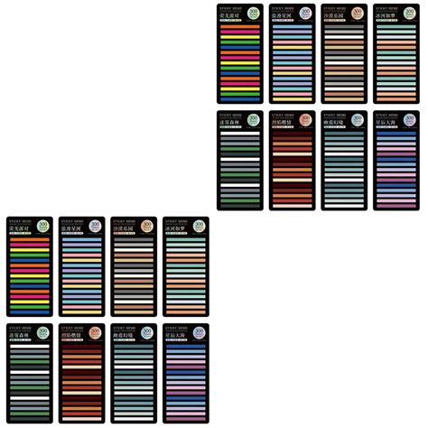 2 Pieces Annotating Tabs Highlighter Strips Page Markers Notepad Clear Sticky For Books