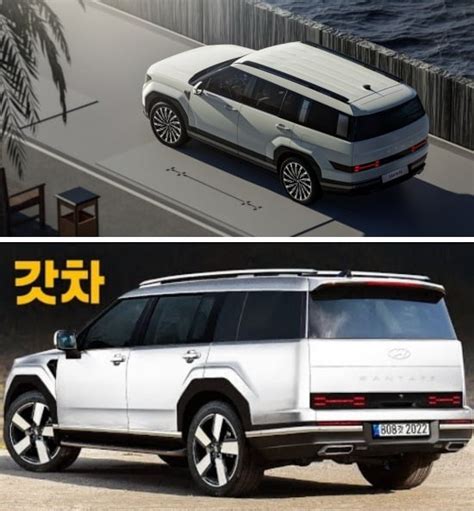 유출일까 마케팅일까…예상도와 너무 똑같은 신형 싼타페 한국경제