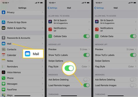 how to stop ios mail from downloading remote images