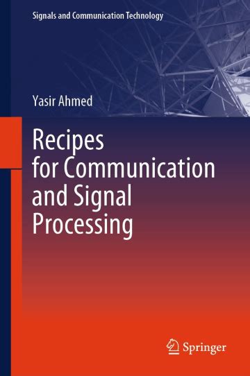 Recipes For Communication And Signal Processing Matlab And Simulink Books
