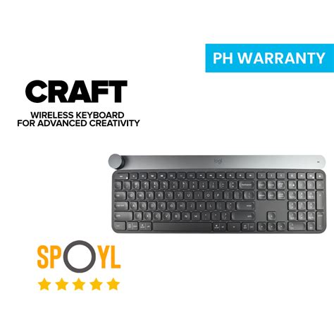 Logitech Craft Wireless Keyboard For Advanced Creativity Spoyl Store Lazada PH