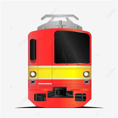Gambar Kereta Api Red Komuter Line Kereta Api Merah Indonesia Jakarta