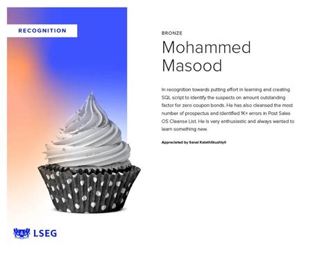 Earning The Title Of Star Employee Of The Month For Showcasing My