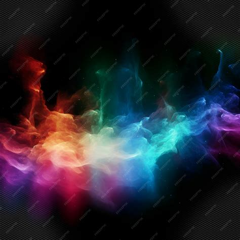 Premium Psd A Colorful Smoke Effect