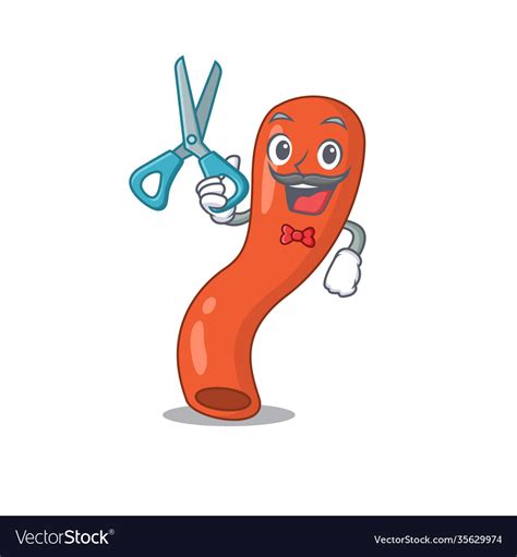 Appendix Cartoon Character Design As Talented Vector Image