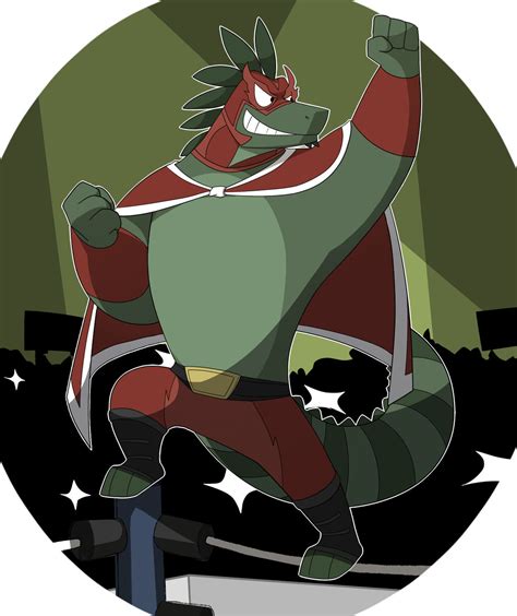 Maximo The Iguana Luchador By Glassesgator On Deviantart