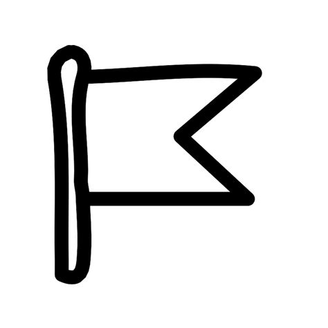 Drawn Flag Hand Vector Svg Icon Svg Repo