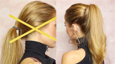 КРАСИВАЯ И ПРОСТАЯ ПРИЧЕСКА ВМЕСТО ОБЫЧНОГО ХВОСТА КАК СДЕЛАТЬ ОБЪЕМНЫЙ ХВОСТ 5 Minute Pon