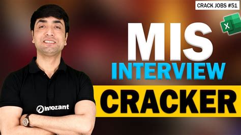 crack jobs 51 mis excel interview questions and answers youtube