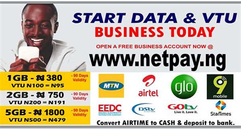 Netpayhome Of Vtu Airtimr Data Dstv Gotv Startimes Waec