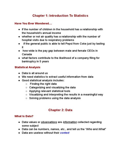 Commerce 1da3 Notes 6 Pdf Errors And Residuals Ordinary Least Squares