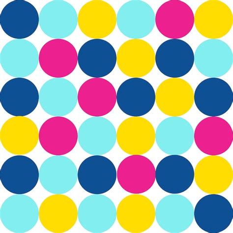 Premium Vector Bright Abstract Seamless Pattern With Circles Vector Background For Packaging