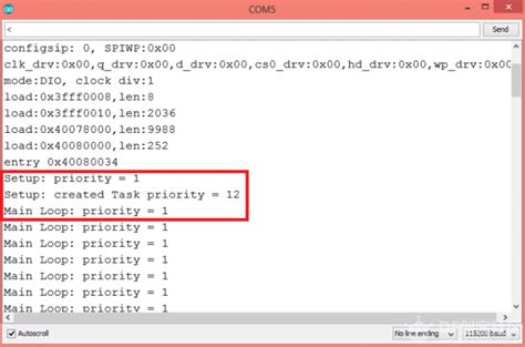 ESP32 Arduino 获取FreeRTOS任务优先级 DF创客社区