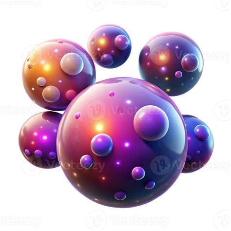 Dramatic Modern A Field Of Colorful Glowing Orbs Floating In A Dark Ethereal Space Creating