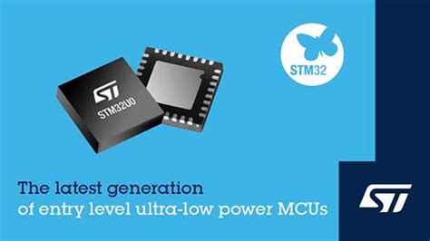 St Reveals Advanced Ultra Low Power Stm32 Mcus