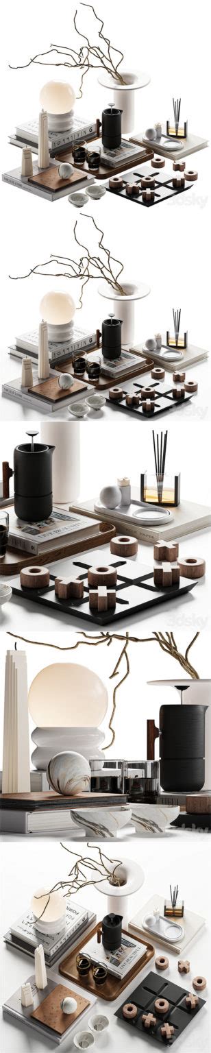 Desire Fx 3d Models Decorative Set 082 3d Model