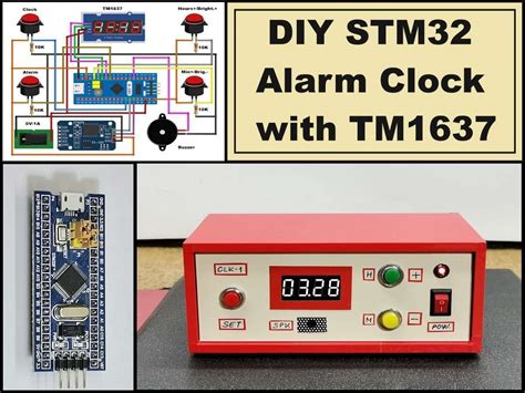 Diy Stm32 Alarm Clock With 7 Segment Display Using Arduino Ide