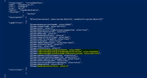 Azure Calculator Api How Do I Get Expected Network Bandwidth Metrics Stack Overflow