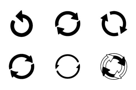 reload icon bundle set in vector style premium ai generated vector