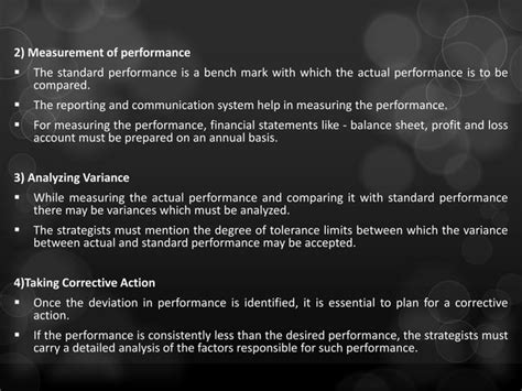 Strategic Evaluation Control Ppt