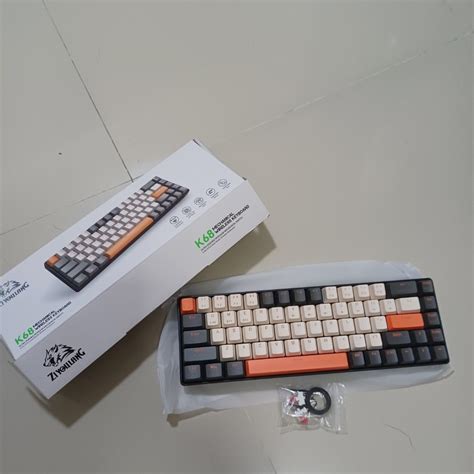Bluetooth Wireless Mechanical Keyboard With USB A And Type C Dongle Key Computers Tech