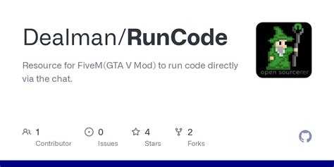 GitHub Dealman RunCode Resource For FiveM GTA V Mod To Run Code