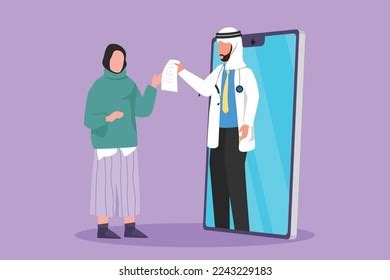 Graphic Flat Design Drawing Arabian Female Stock Vector Royalty Free Shutterstock