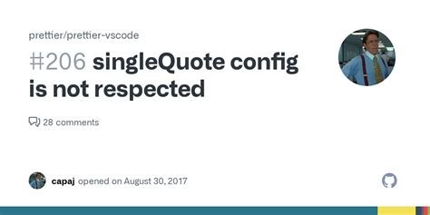 SingleQuote Config Is Not Respected Issue Prettier Prettier