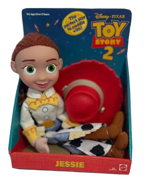 Disney Pixar Toy Story 2 Jessie Cuddle Doll Plush New In Box Mattel