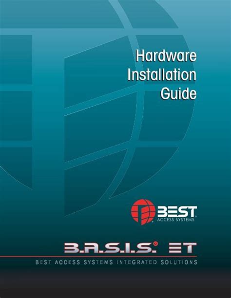 Hardware Installation Guide Best Access Systems