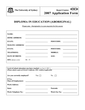 Fillable Online Sydney Edu Ylwood Sex Form Fax Email Print PdfFiller