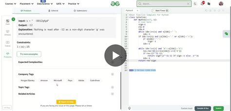 Gfg160 Geekstreak2025 Gfg 160daychallenge Coding Problemsolving