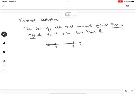solved write the following in interval notation the set of all real