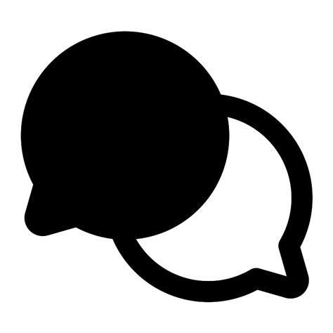 Chats Circle Fill Vector SVG Icon SVG Repo