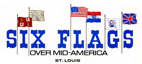 Six Flags Park Logos Six Flags Wiki Fandom