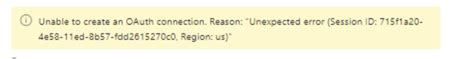 Lab 1 Exercise 2 Task 1 Step 7 Oauth Connection Issue